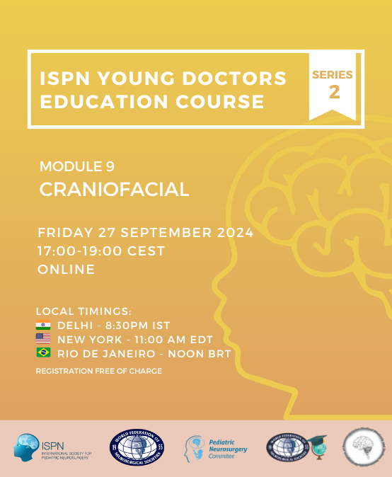 Registration is open for Module 9 of our young doctors course: Craniofacial - ISPN